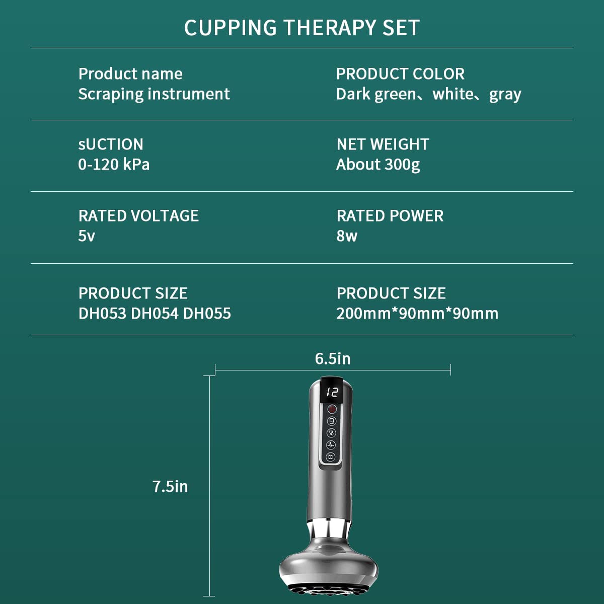 Cupping Set Gua Sha Massage Smart Electric Intelligent Negative ...